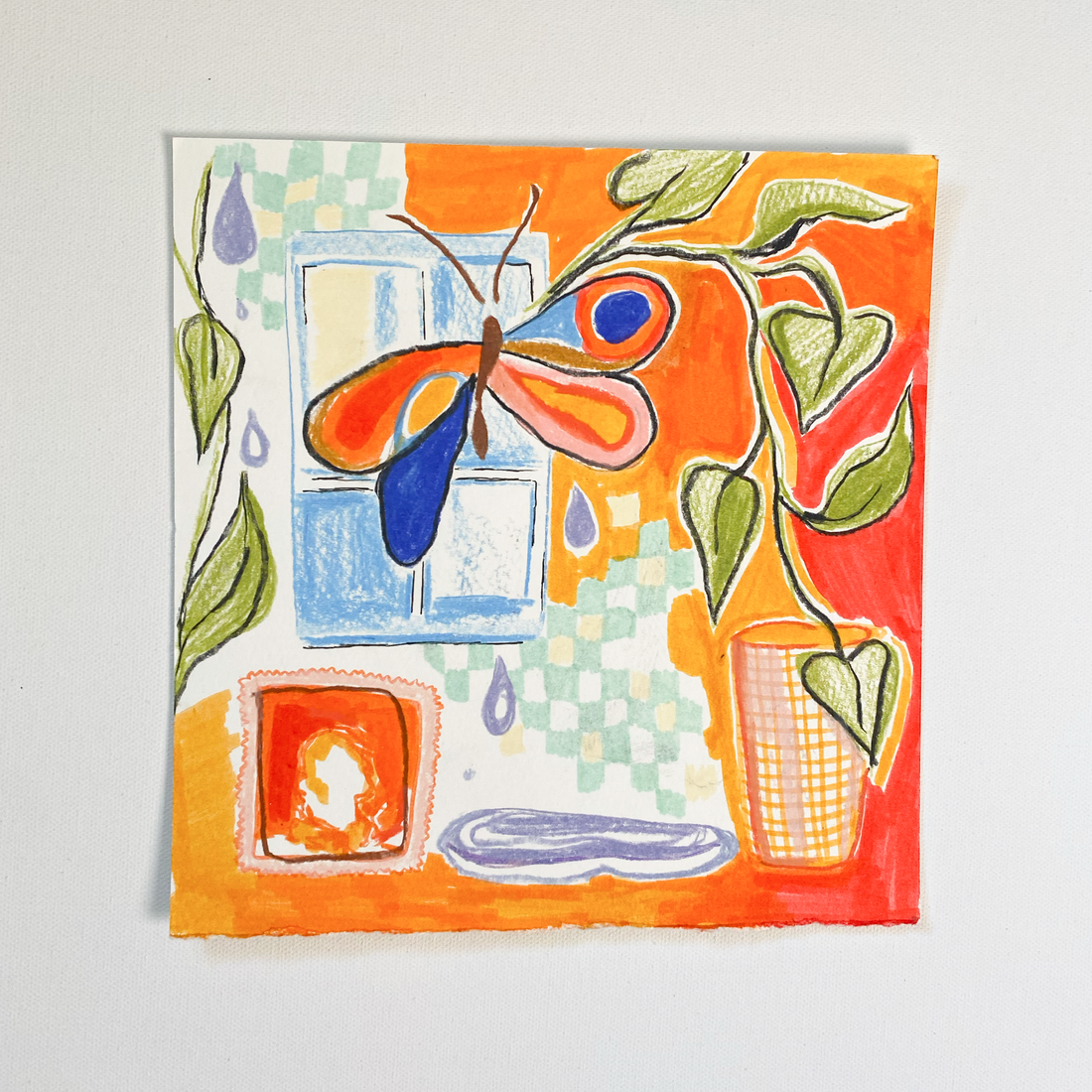 "metamorphosis" original piece – kinsey kate paints