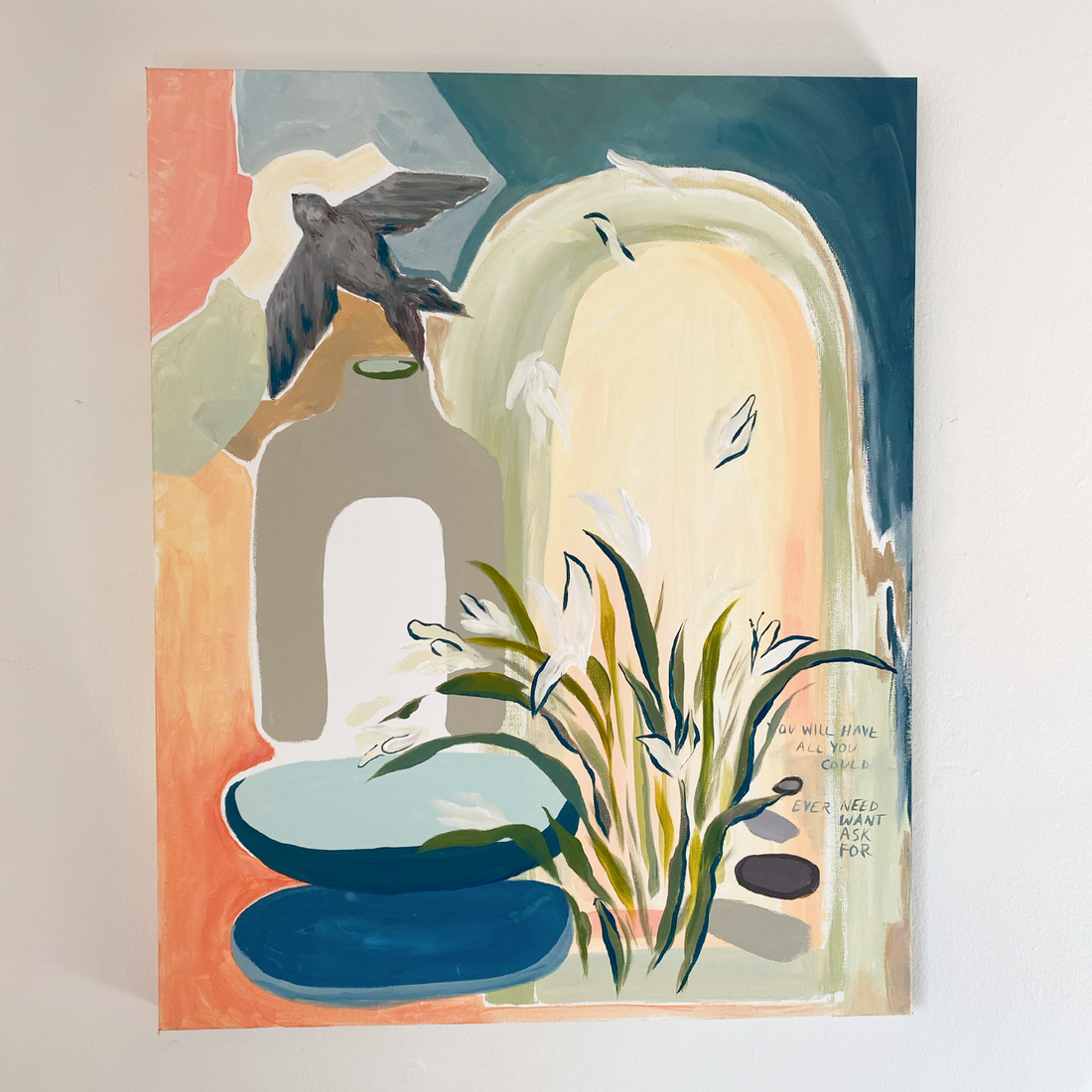"overflow" original painting – kinsey kate paints