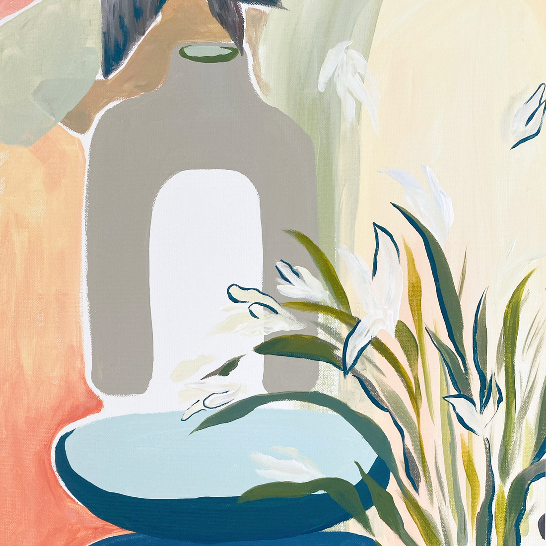 "overflow" original painting – kinsey kate paints